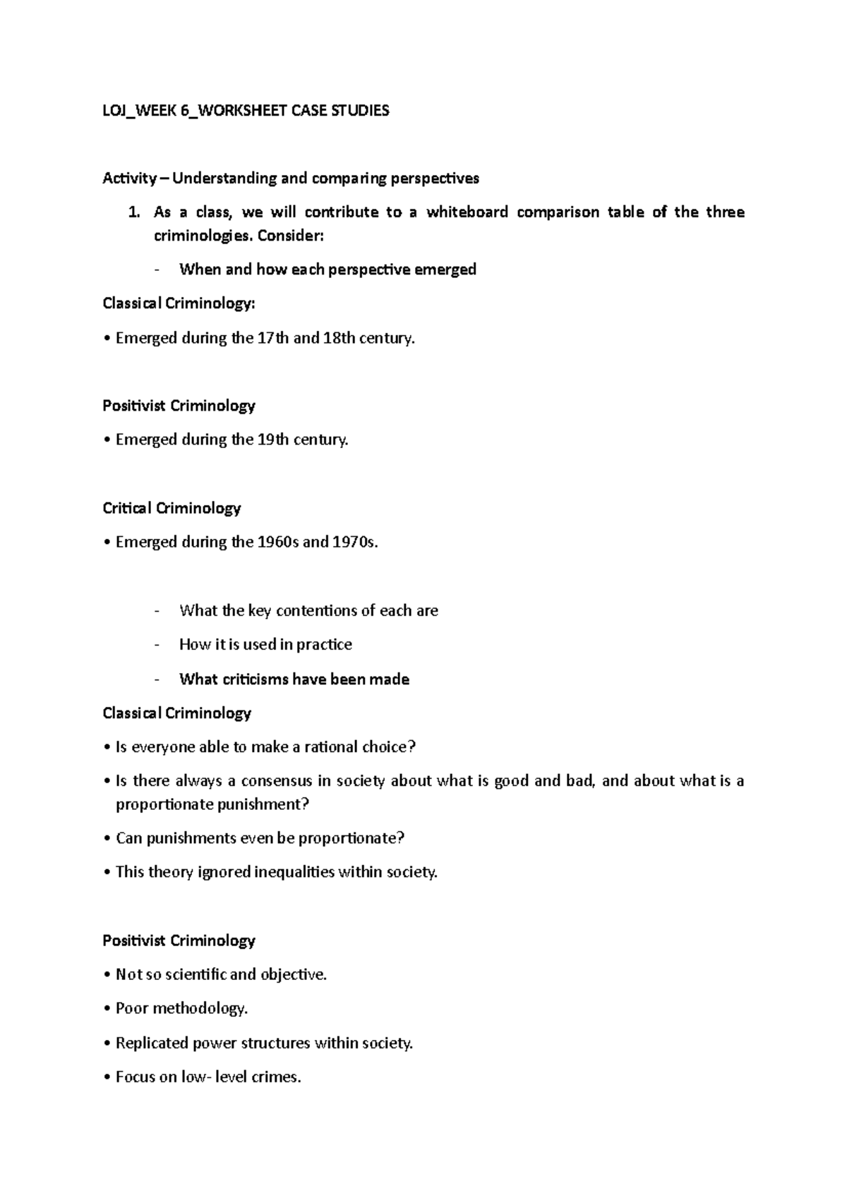 Week 6 Worksheet Case Studies - LOJ_WEEK 6_WORKSHEET CASE STUDIES ...