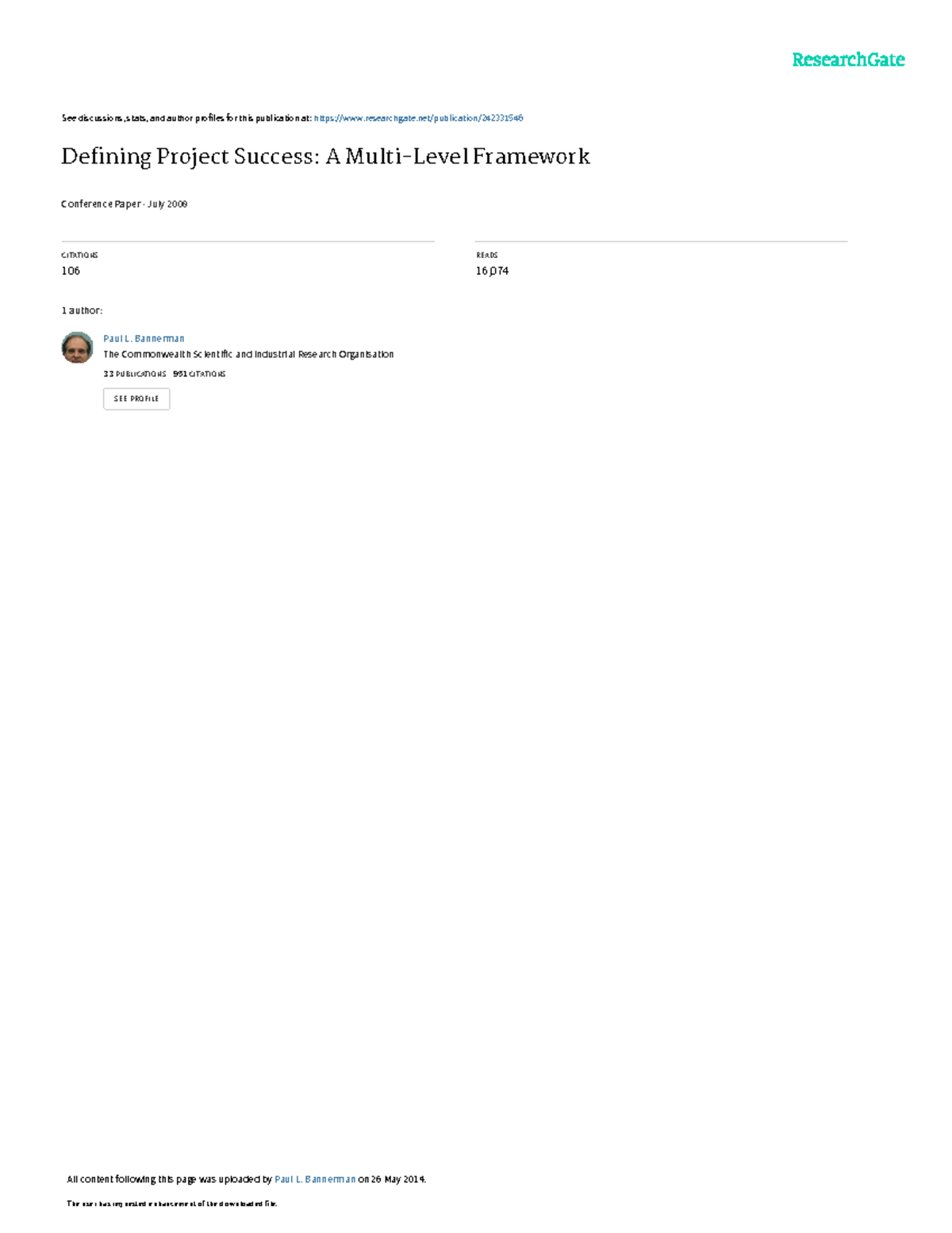 Bannerman Paul-MP11 - See discussions, stats, and author profiles for ...