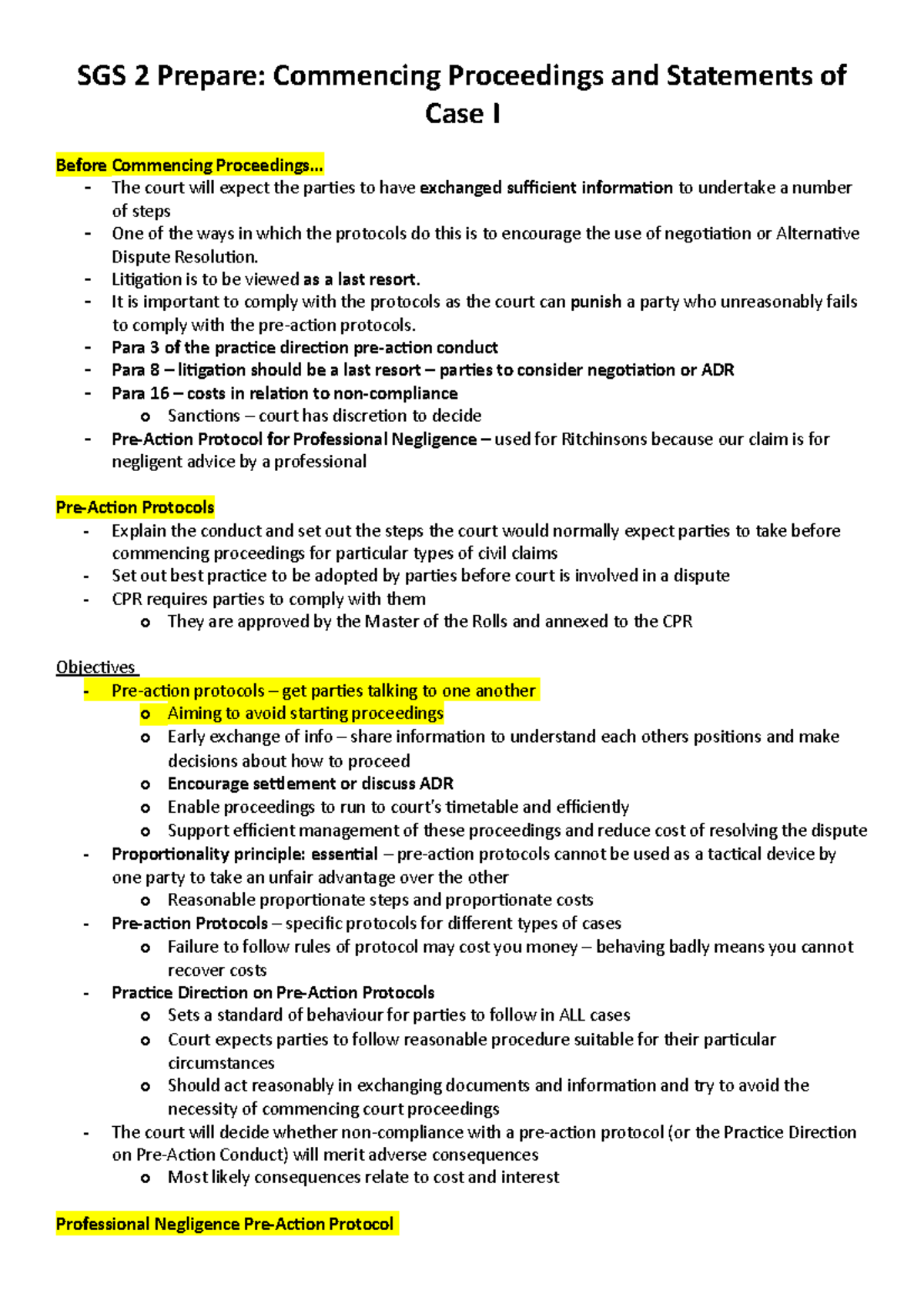 SGS 2 Prepare - Police Powers - SGS 2 Prepare: Commencing Proceedings ...