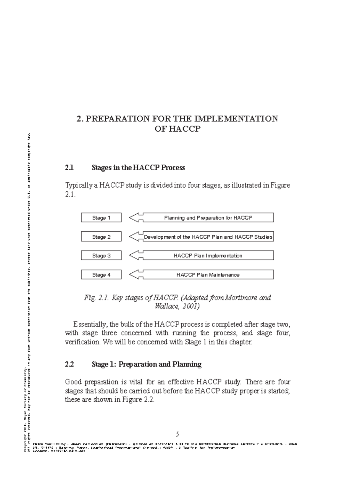 Wareing Peter Lea 2010 Chapter 2 Haccpatoolkit For Imple - 2 ...