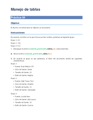 02 Formato de tablas - Formato de tablas Formato y estilos de tabla ...