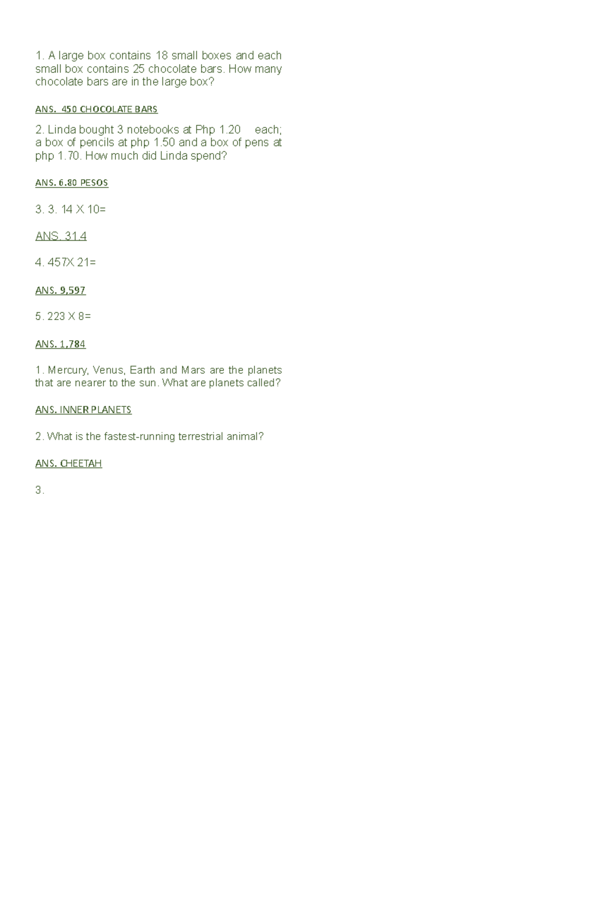 Print THIS - A large box contains 18 small boxes and each small box ...