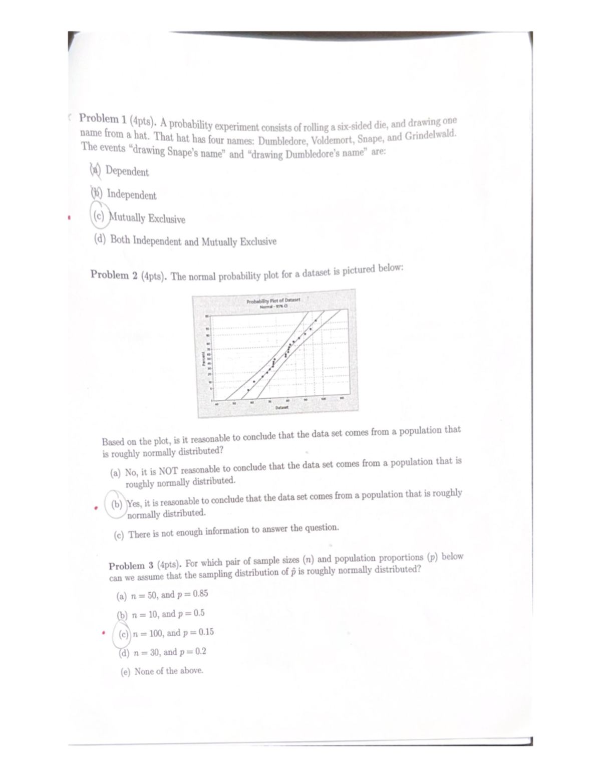 Math 246, Exam 2 - MATH246 - Studocu
