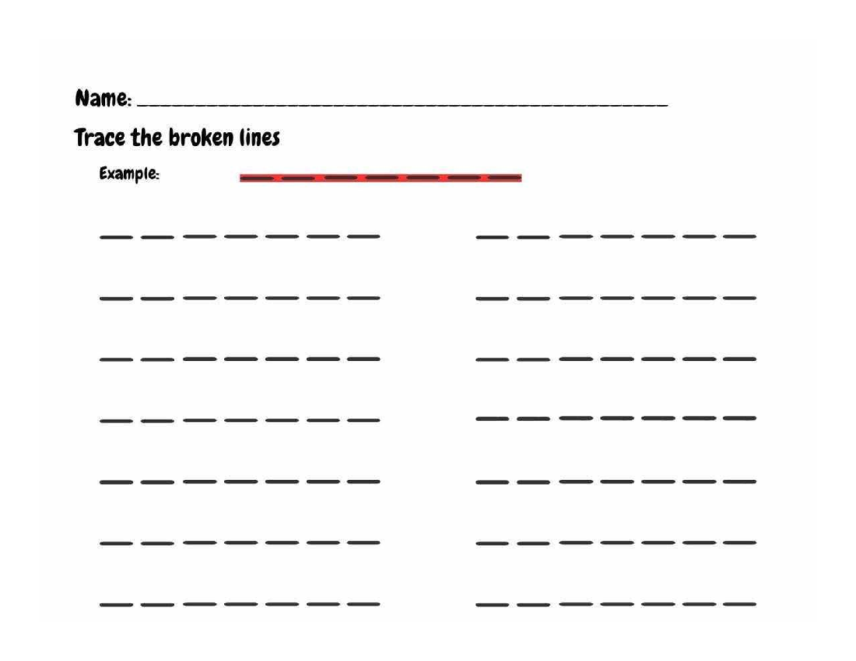 Goodmorning - n/a - Advanced English Grammar - Name: Trace the broken ...