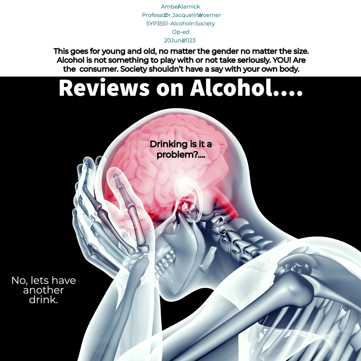 My project-2 - did a poster for alcohol - SYP 3551 - UCF - Studocu