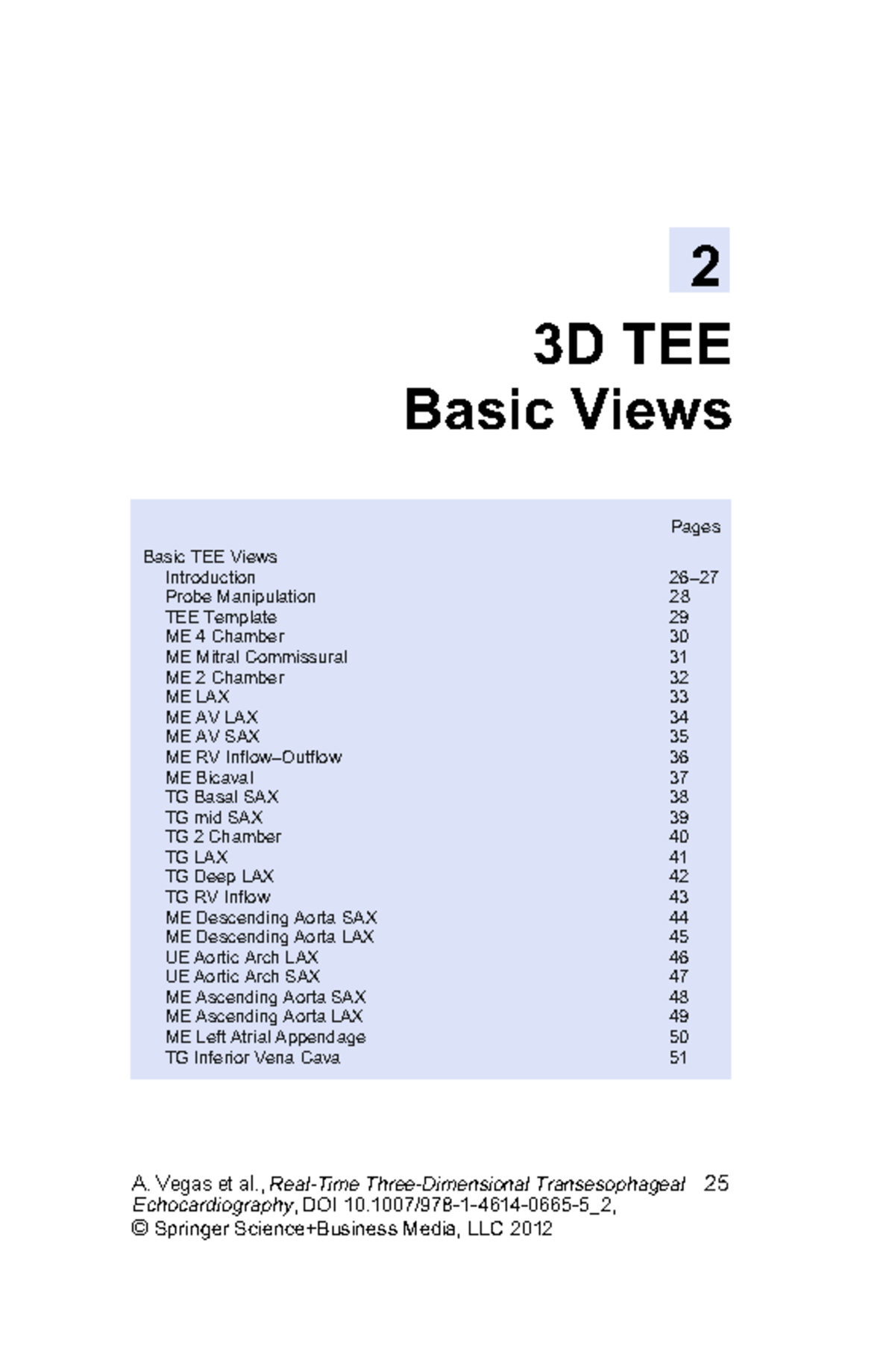 3D TEE basics view - xxx - 3D TEE A. Vegas et al., Real-Time Three ...