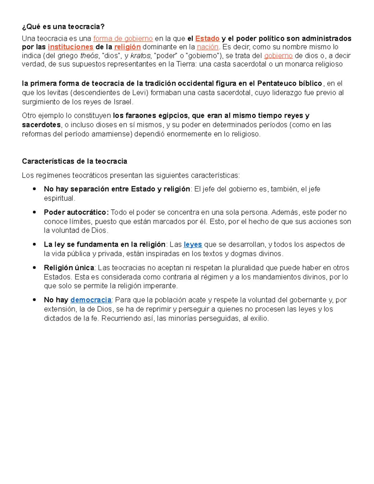 Conceptos Teocracia Y Autocracia - ¿Qué es una teocracia? Una teocracia ...