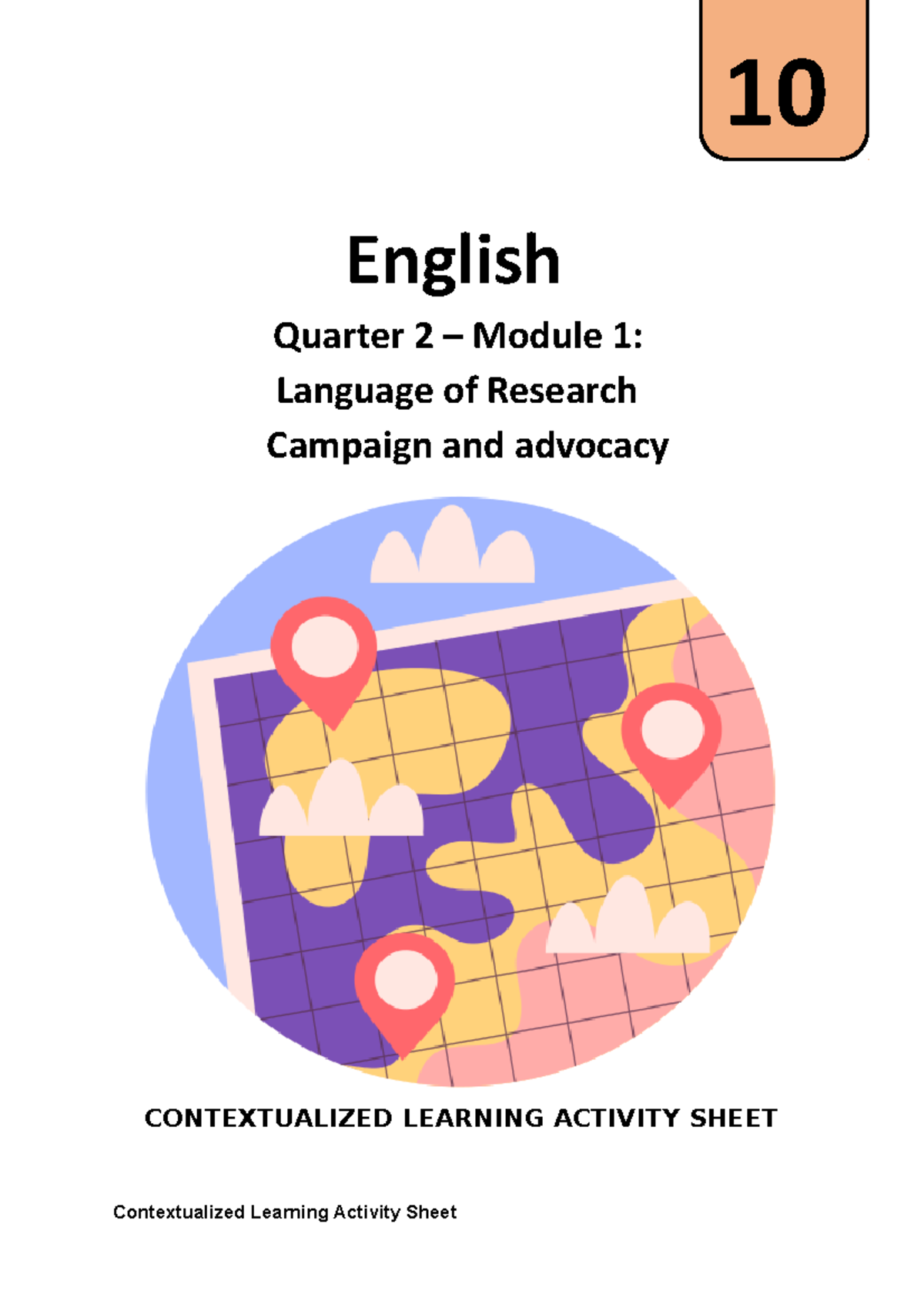 Montenegro Angela- Contextualized Learning Activity Sheets - 10 English ...