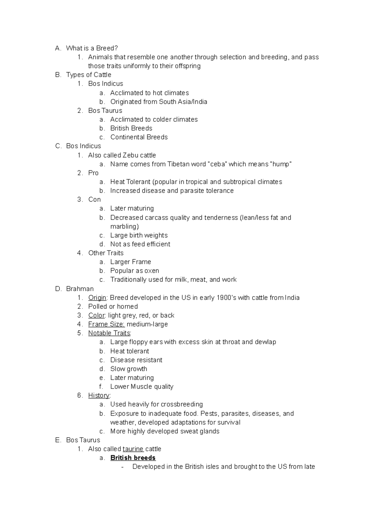 5 Beef Breeds - Introduction to Animal Science, Heather Porter, MW ...