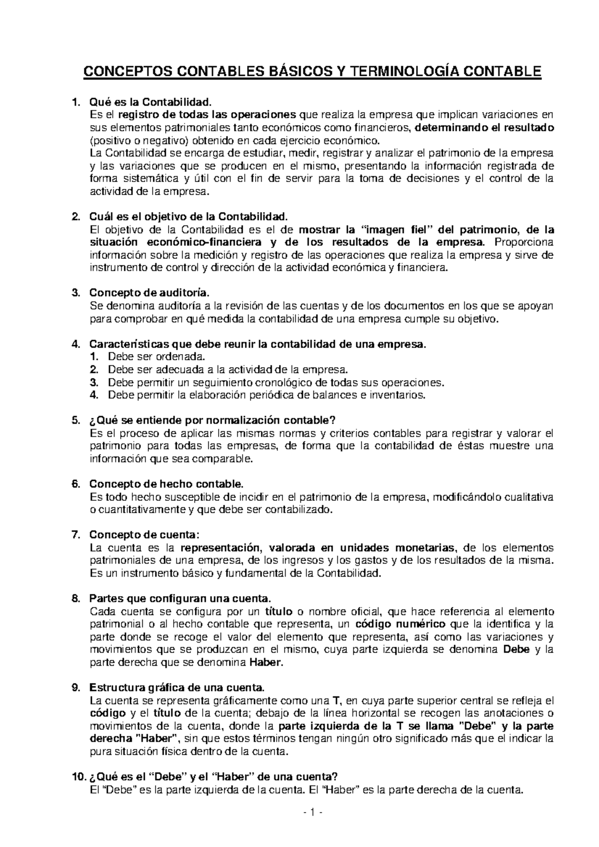 GEFE06 Conceptos Contables Basicos y Terminologia - CONCEPTOS CONTABLES BÁSICOS Y TERMINOLOGÍA ...