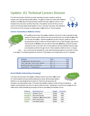 IL WD 1 Tip Sheet - IST 100 - JCL Talent, Inc. Tips for Job Seekers Are ...