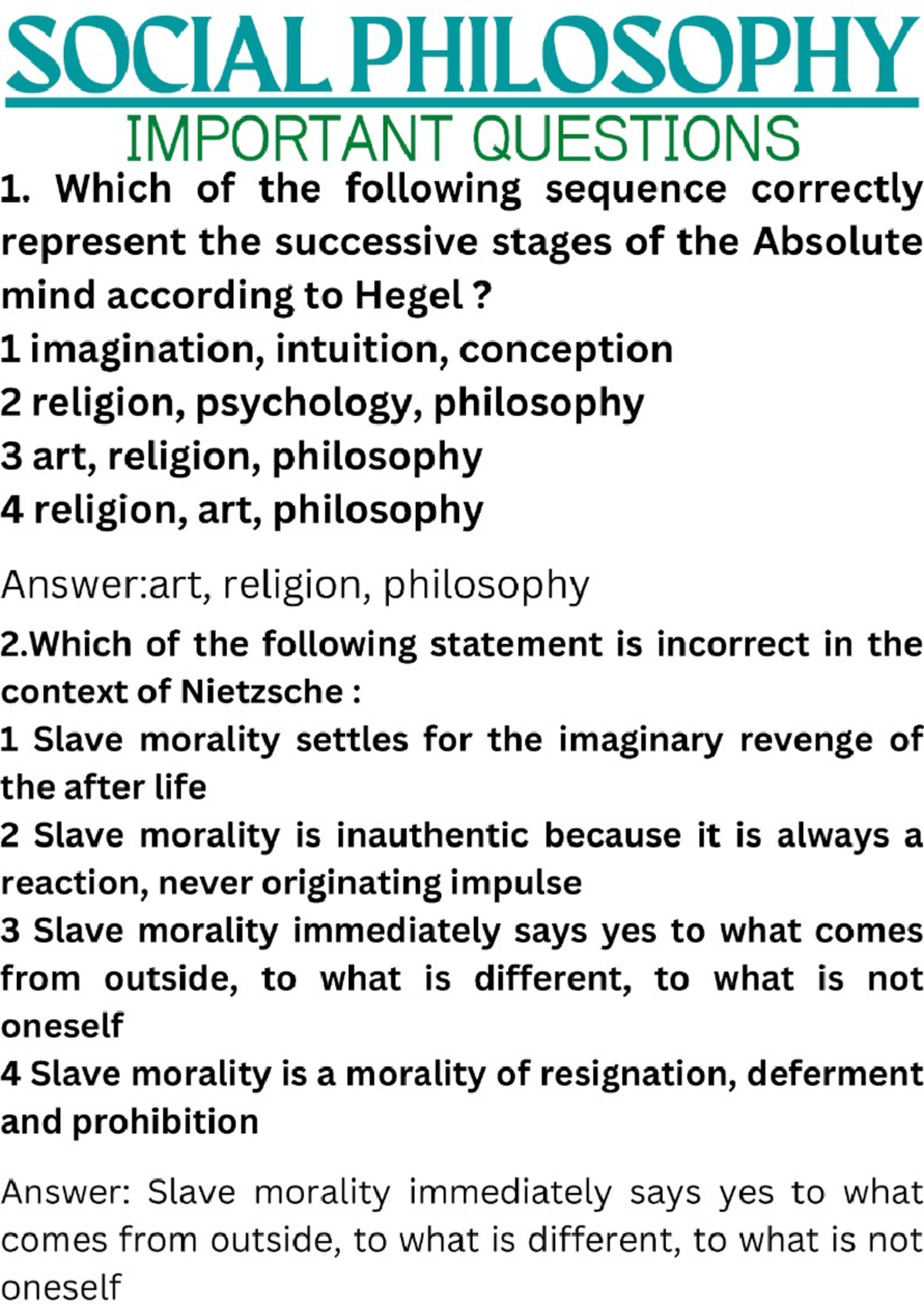 Social Philosophy 3 - Studocu