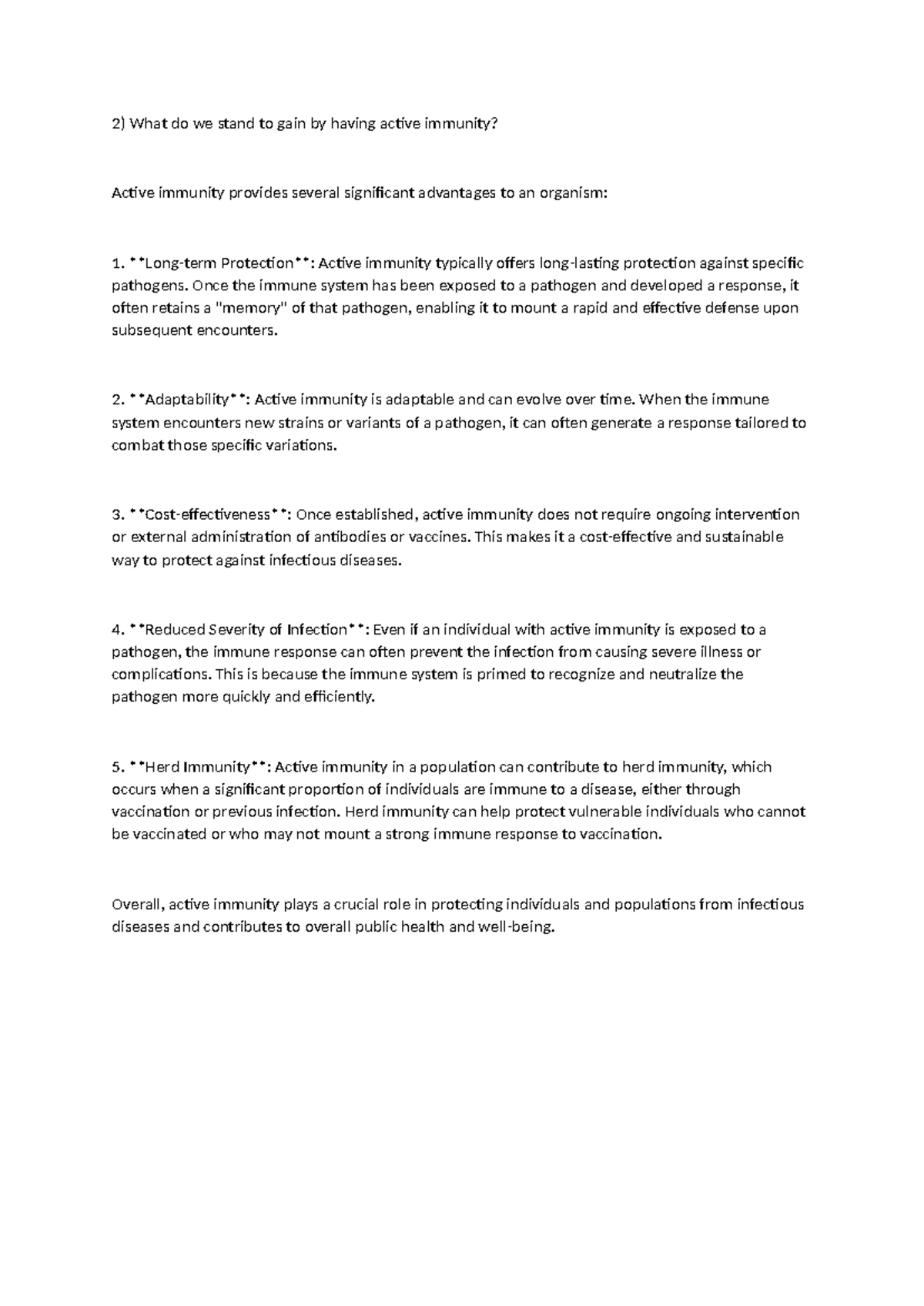 Doc 2 - lecture note - What do we stand to gain by having active ...