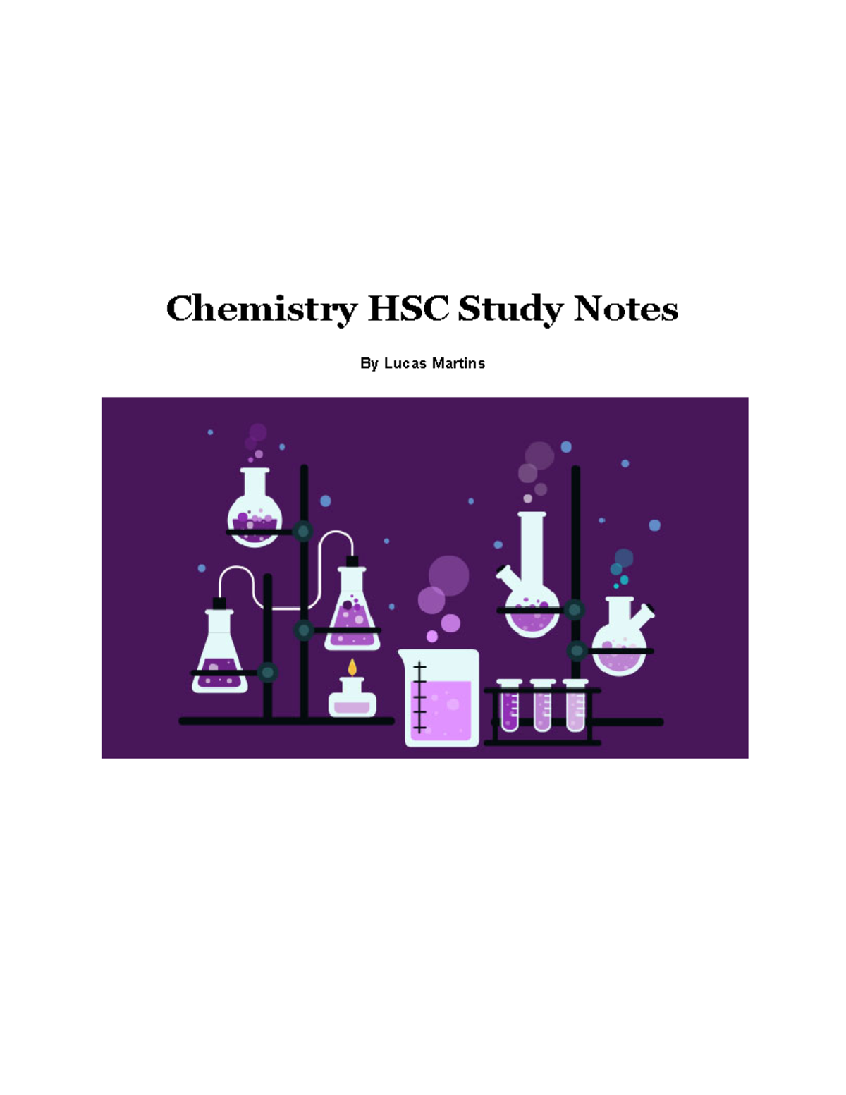 Chemistry HSC Study Notes - UNFINISHED - Chemistry HSC Study Notes By ...