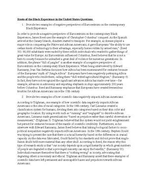 6th Week. [Supplement] Signifying Transformations in Black Identity ...