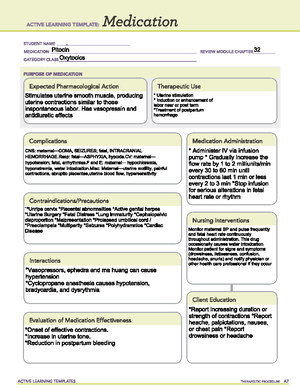 Active Learning Template Nalbuphine - ACTIVE LEARNING TEMPLATE ...