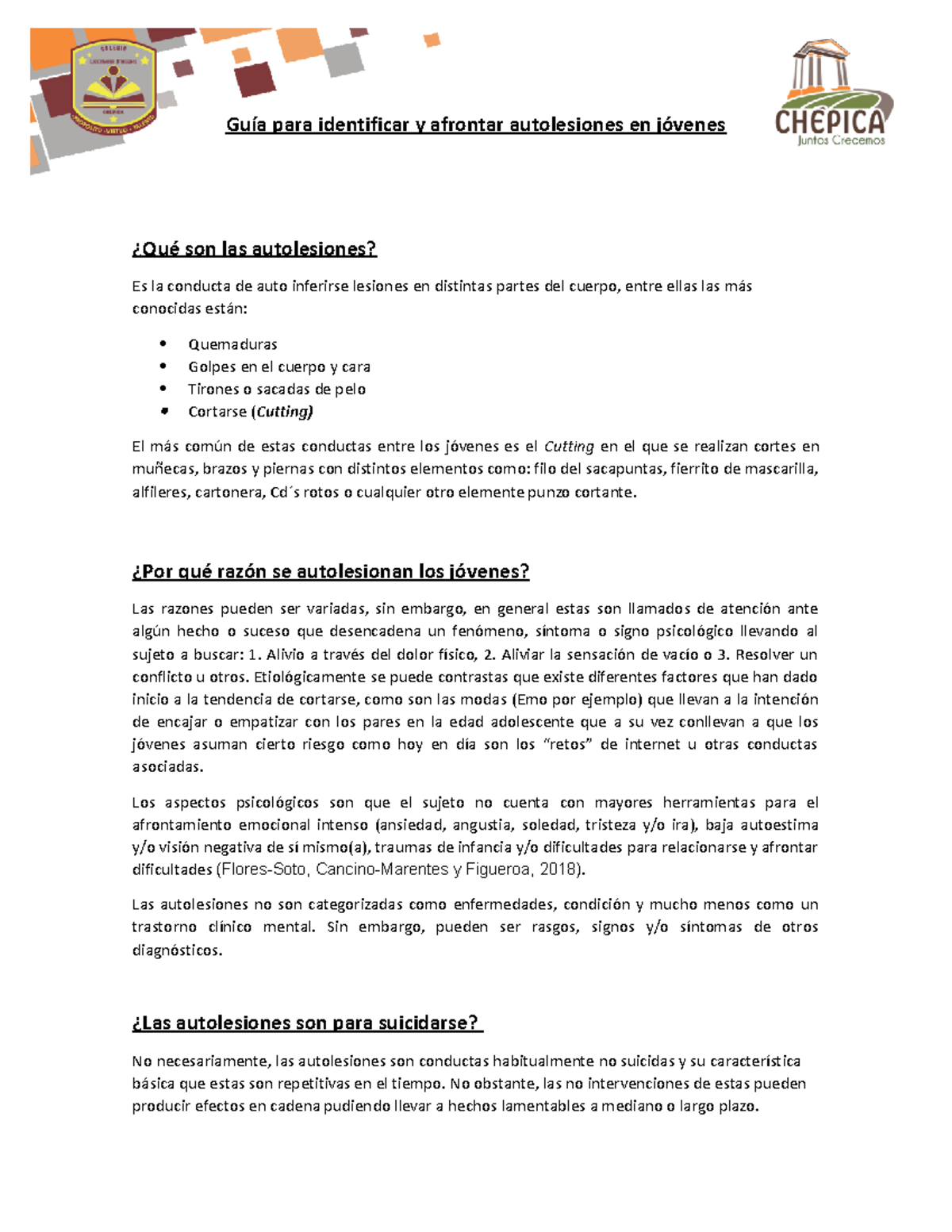Qué son las autolesiones - Guía para identificar y afrontar ...