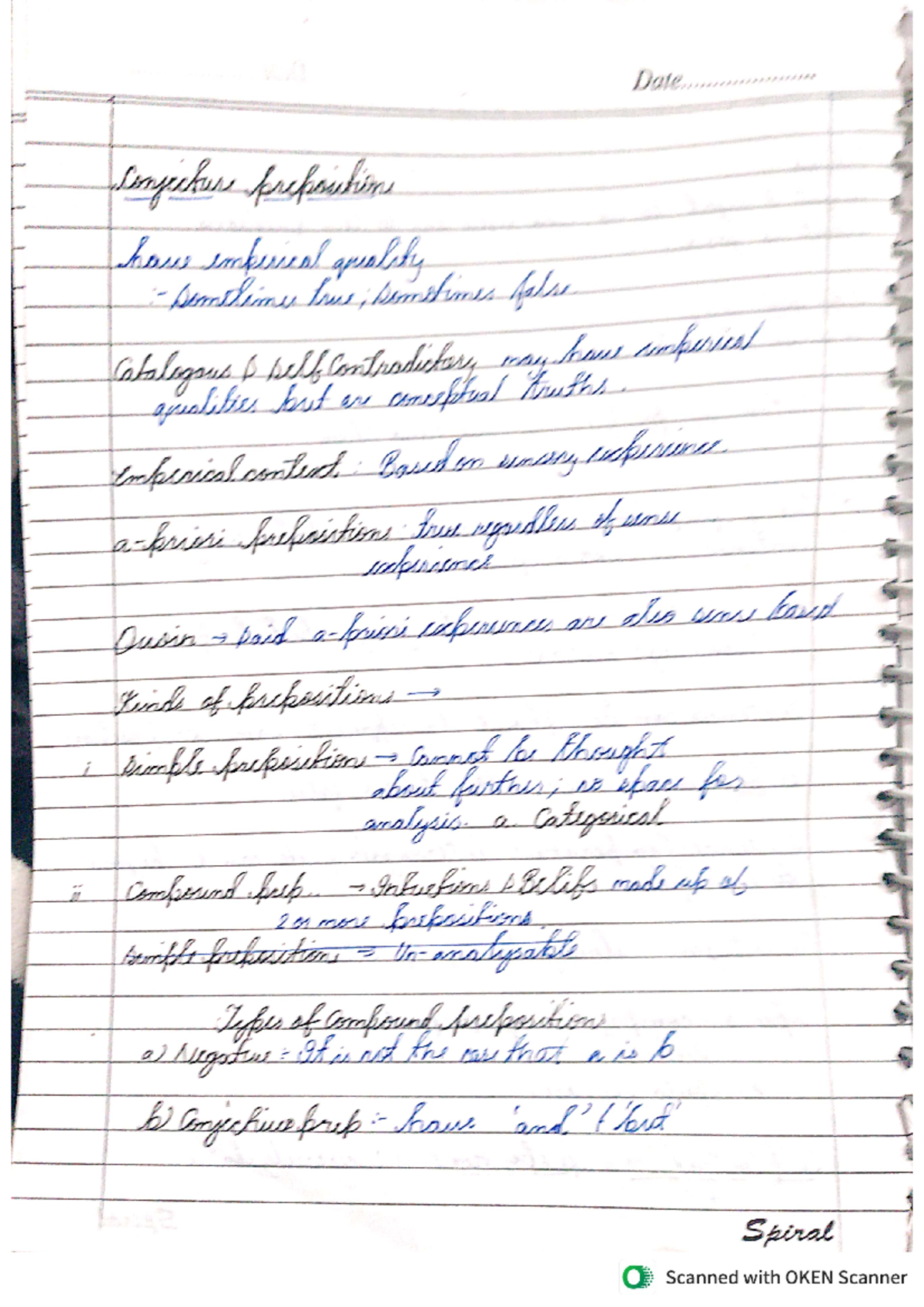 Logic notes - Philosophy Honours - Studocu