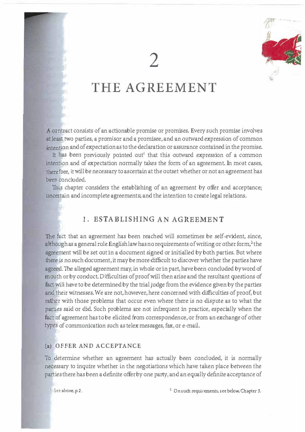 Ansons Law of Contract - 31st Edition - 2 THE AGREEMENT A contract ...