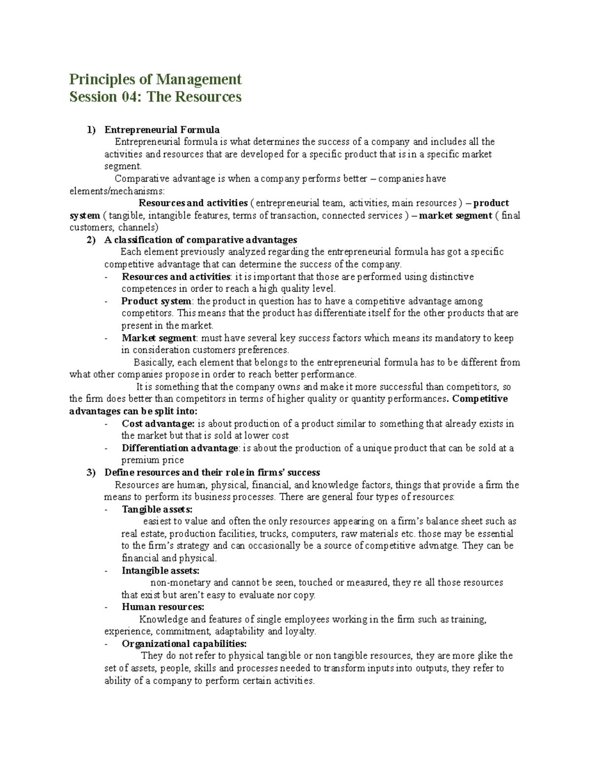 Principles of Management - session 04 - Principles of Management ...