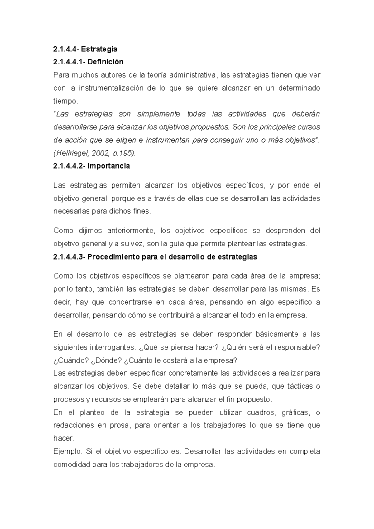 Apoyo para plantear las estrategias - 2.1.4- Estrategia 2.1.4.4 ...