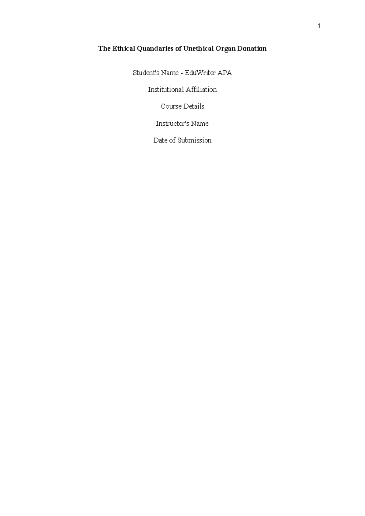 Apa format The Ethical Quandaries - The Ethical Quandaries of Unethical ...