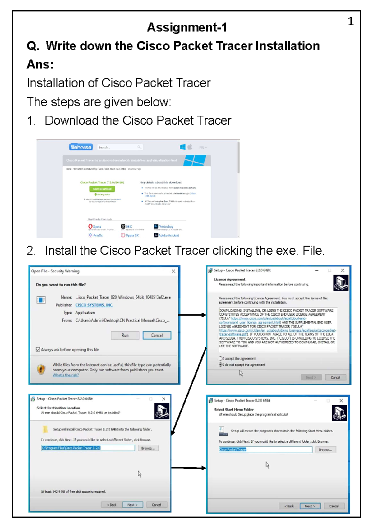 Cn lab file Saikat - Computer Network File - Assignment- Q. Write down ...
