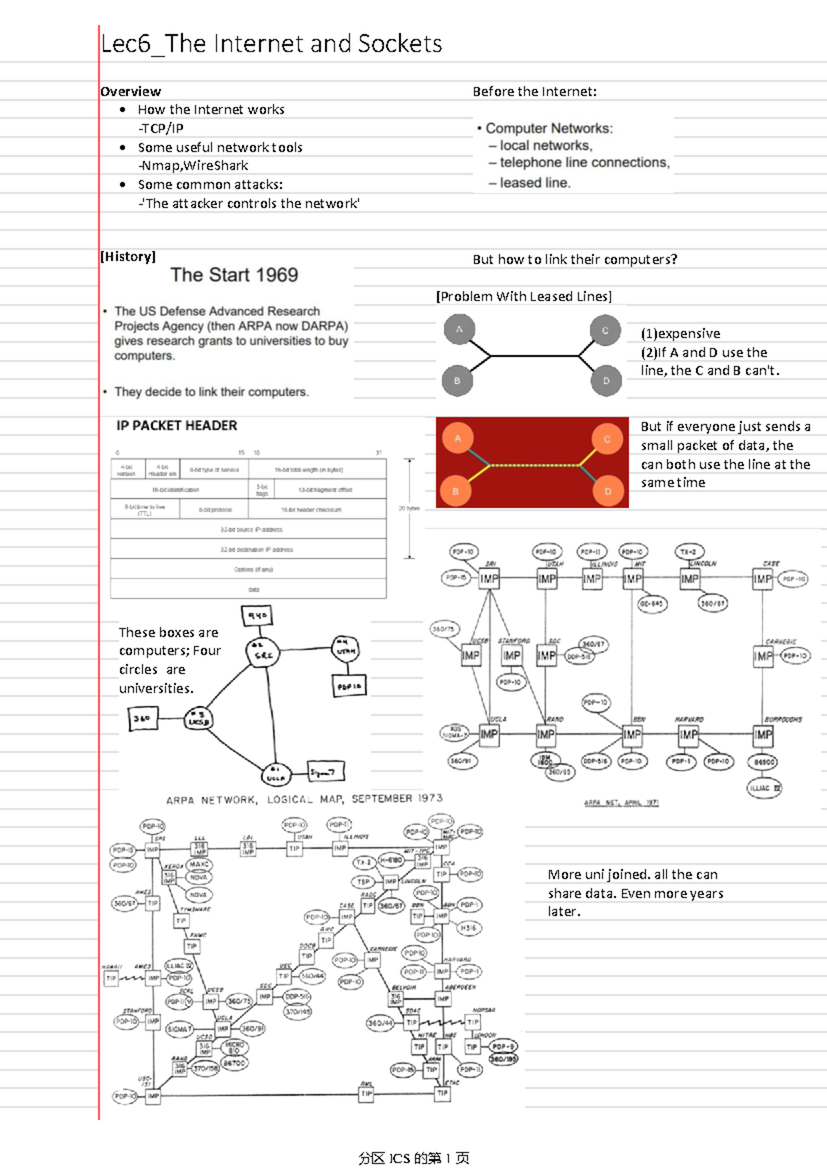 Lec6 The Internet and Sockets - Lec6_The Internet and Sockets Overview ...