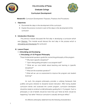 Module 7–Using Power Point in the Classroom - I. Objectives 1 ...