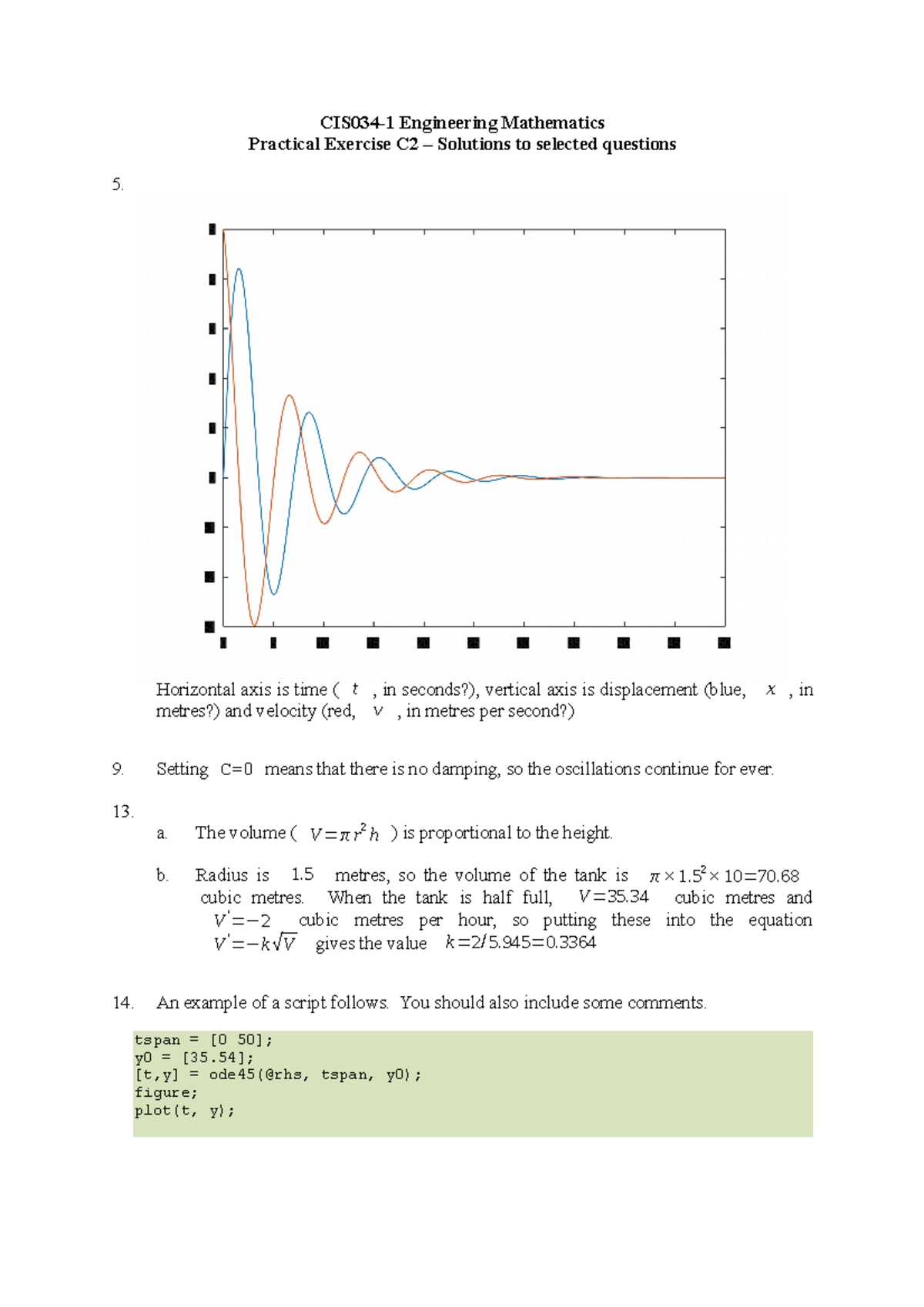 CIS034-1 Practical C2 solutions rev10a - CIS034-1 Engineering ...