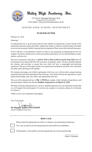 Swimming - Physical Education - ACTIVITY SHEET IN SWIMMING (P. 4) Name ...