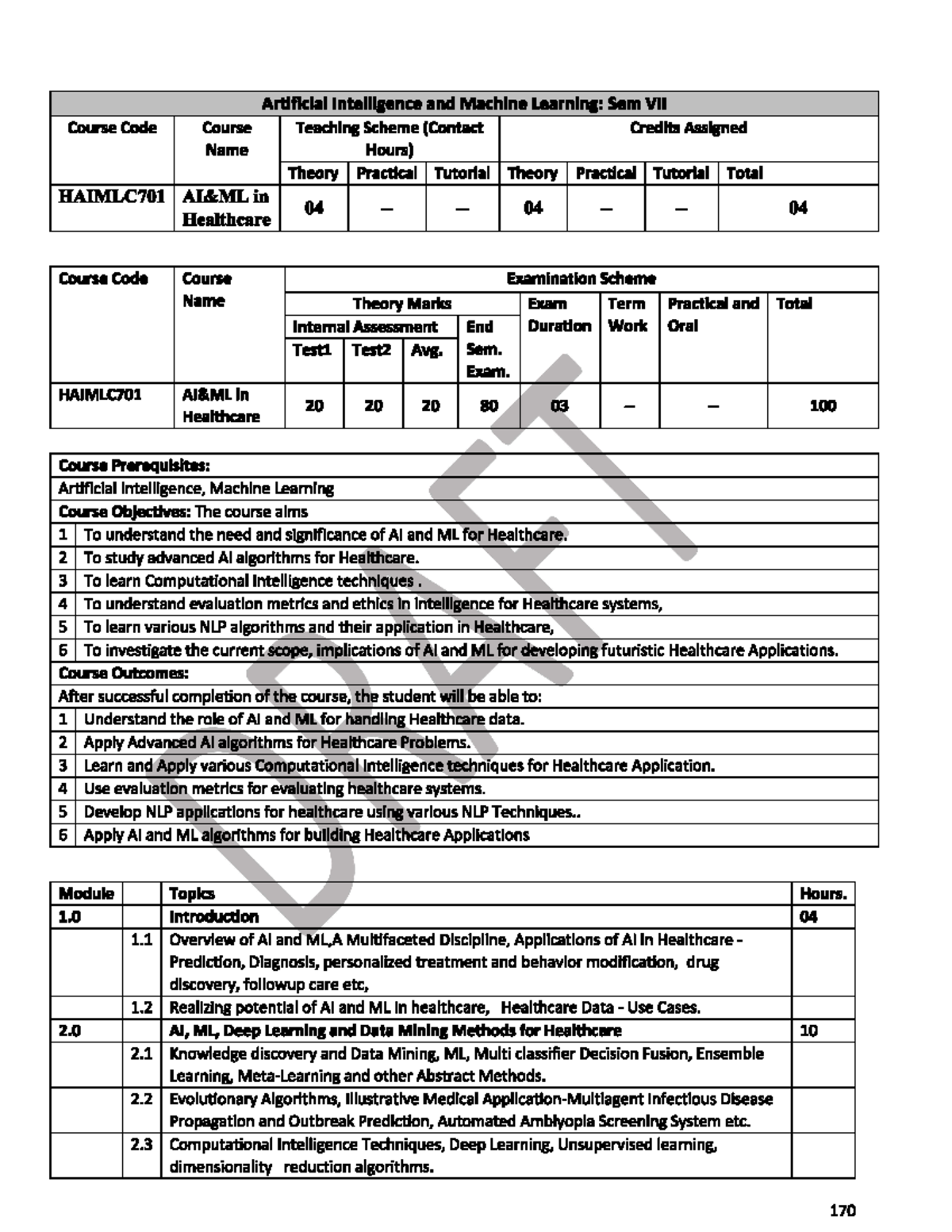AIML - Theory + Practical - syllabus - Mumbai University - Studocu