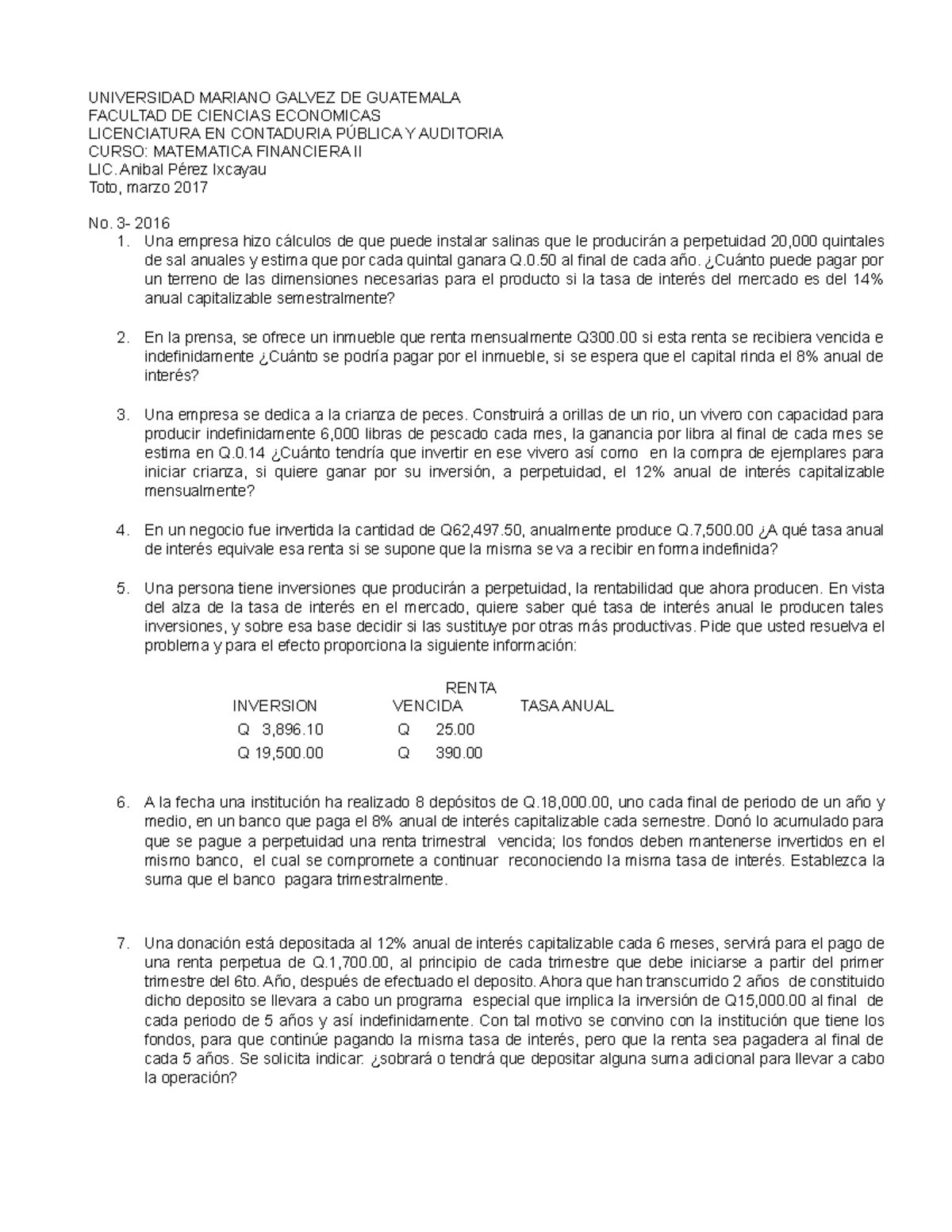 Laboratorio 3 Perpetuidades MATE Financiera II UMG 2021 DE 3 ...