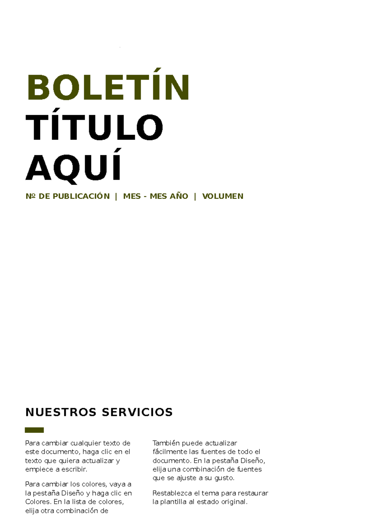 MODELO-BOLETIN-JURIDICO - BOLETÍN TÍTULO AQUÍ Nº DE PUBLICACIÓN | MES ...