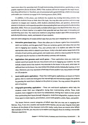 Lesson 16 and 17 - Studying - BSED- English - Studocu