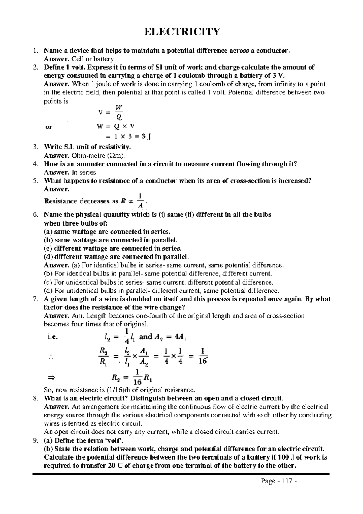 Electricity lecture notes - ELECTRICITY Name a device that helps to ...