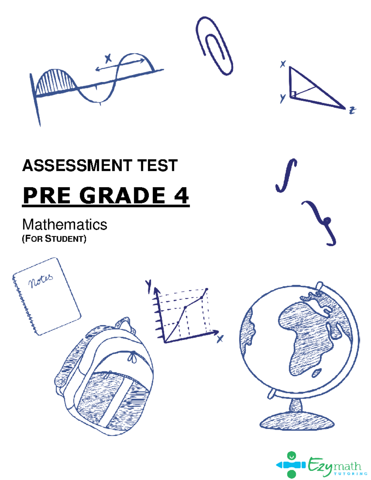 Pre Grade 4 Math - Student - ASSESSMENT TEST PRE GRADE 4 Mathematics ...