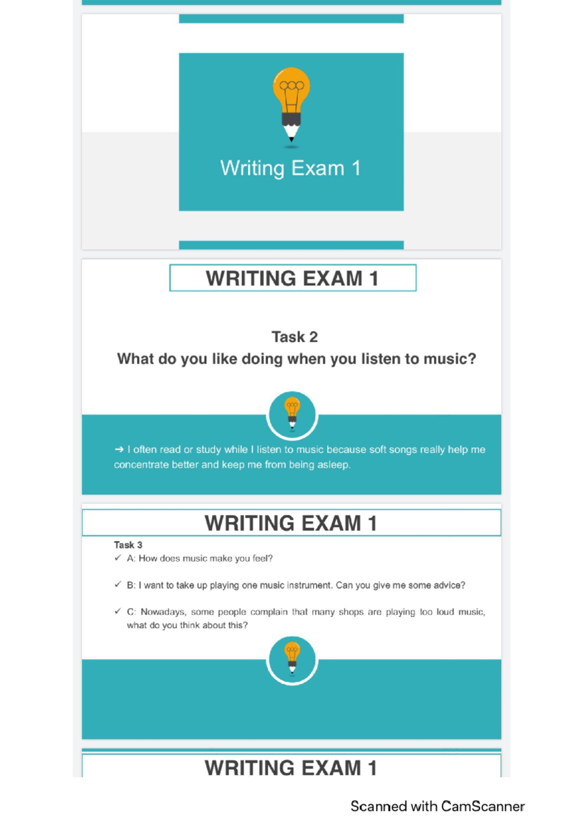 Sample Writing 1 - English - Studocu