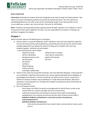 Active Learning Template system disorder-personality disorder - ACTIVE ...