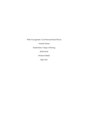 Week 5 Assignment - WEEK 5: COURSE PROJECT MILESTONE: ANNOTATED ...