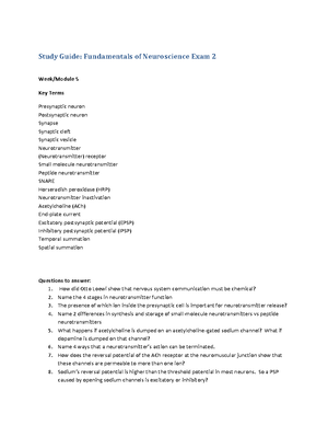 Concept Map - Potentials - NSCI 1051 - Studocu
