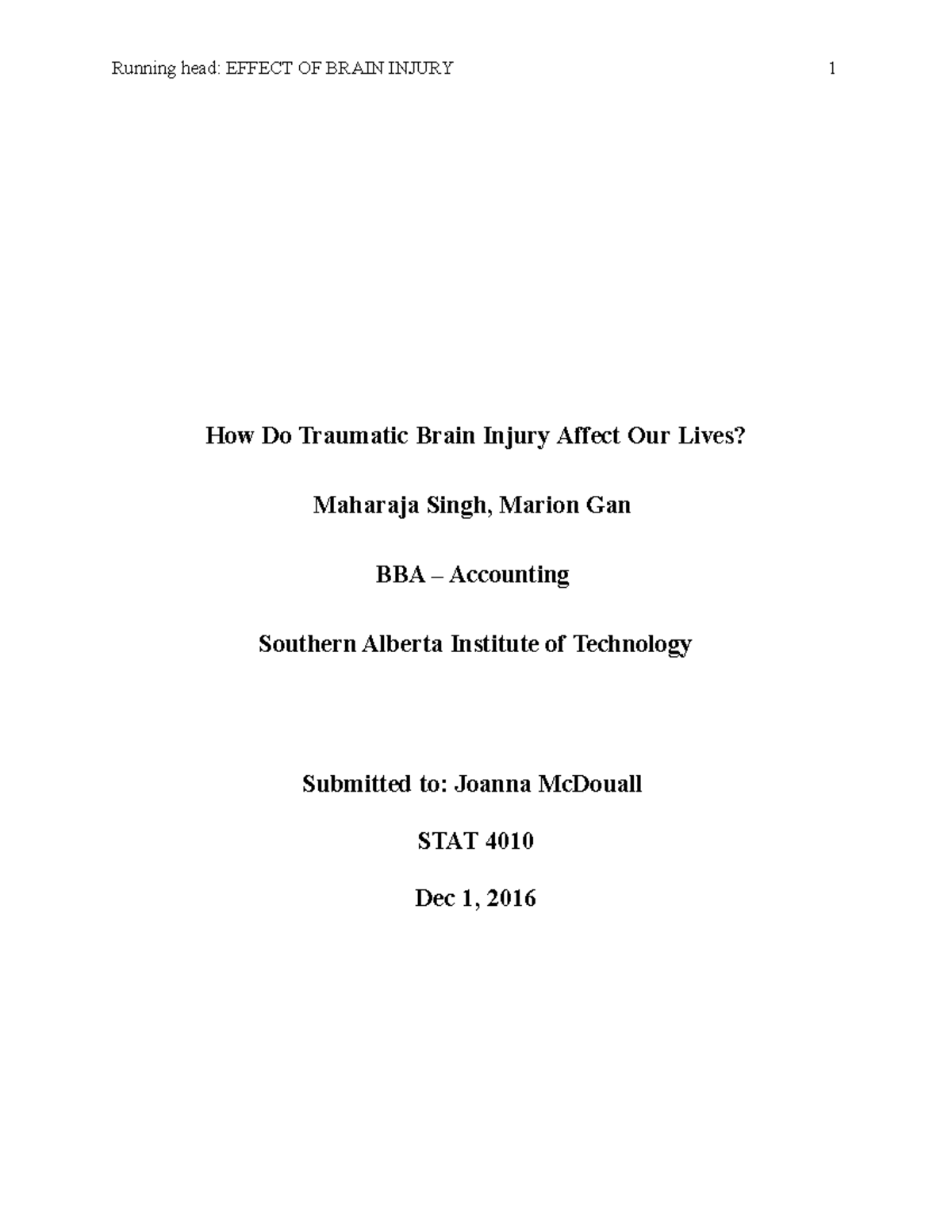 Final Paper -Done - Written Final paper on specific topic - Running ...