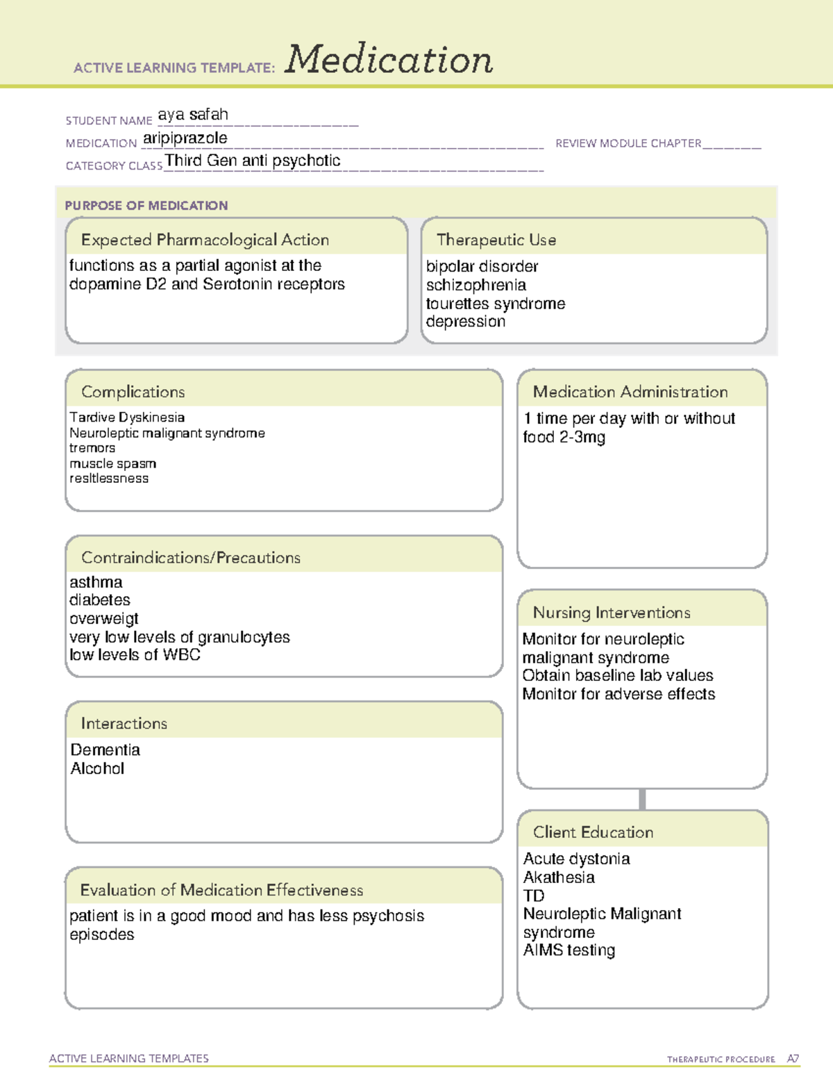 Med Alt 15 - med - ACTIVE LEARNING TEMPLATES THERAPEUTIC PROCEDURE A ...