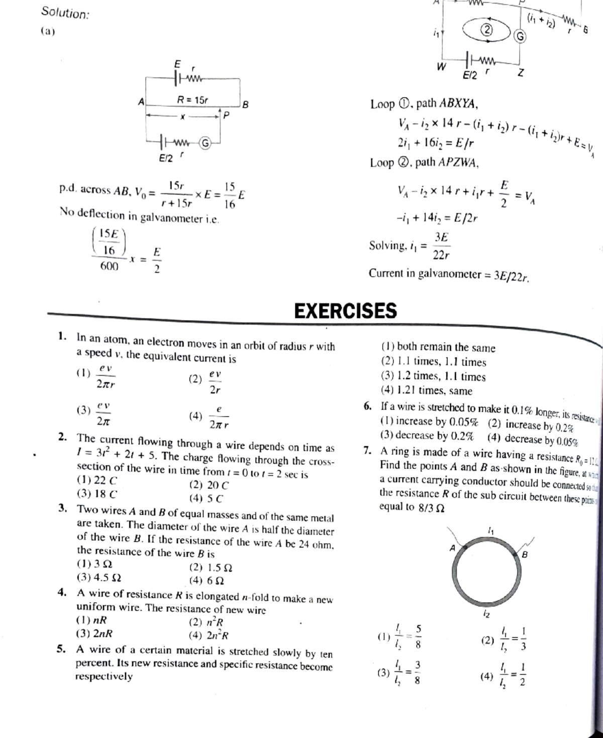 Current electricity practice questions - Physics HL - Studocu
