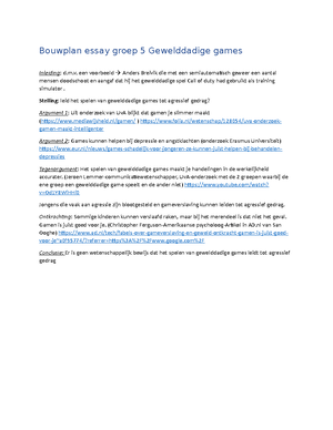 Structuur van PP-verslagen (sem. 3 - sem. 6) - Structuur STARR-verslag ...