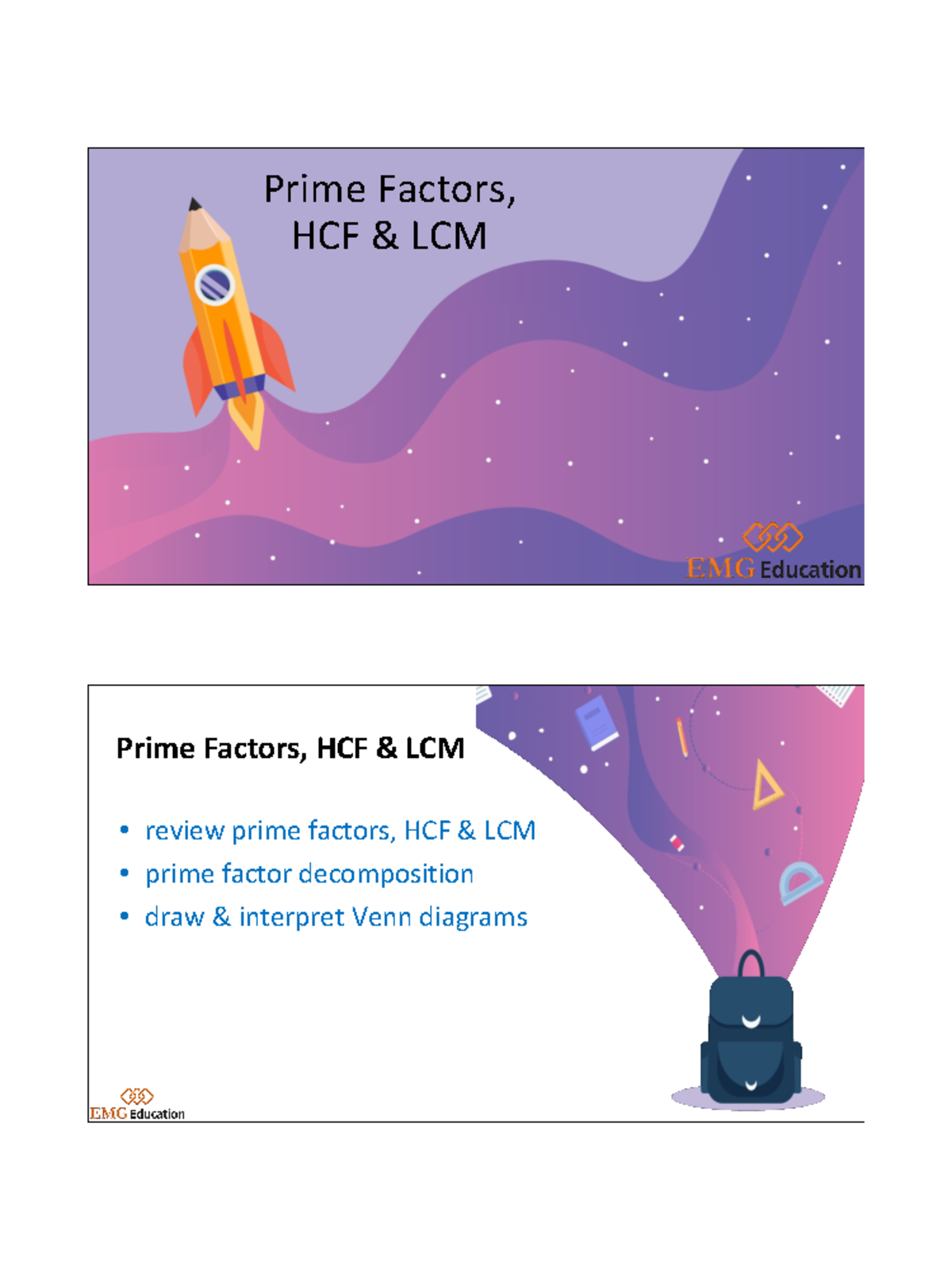Primes, HCF LCM PPT - mathsaaaaaa - Prime Factors, HCF & LCM Prime ...