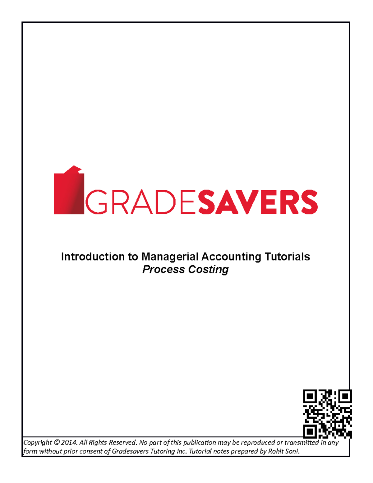 Lesson 3 - Process Costing (Student Version) - Introduction to ...