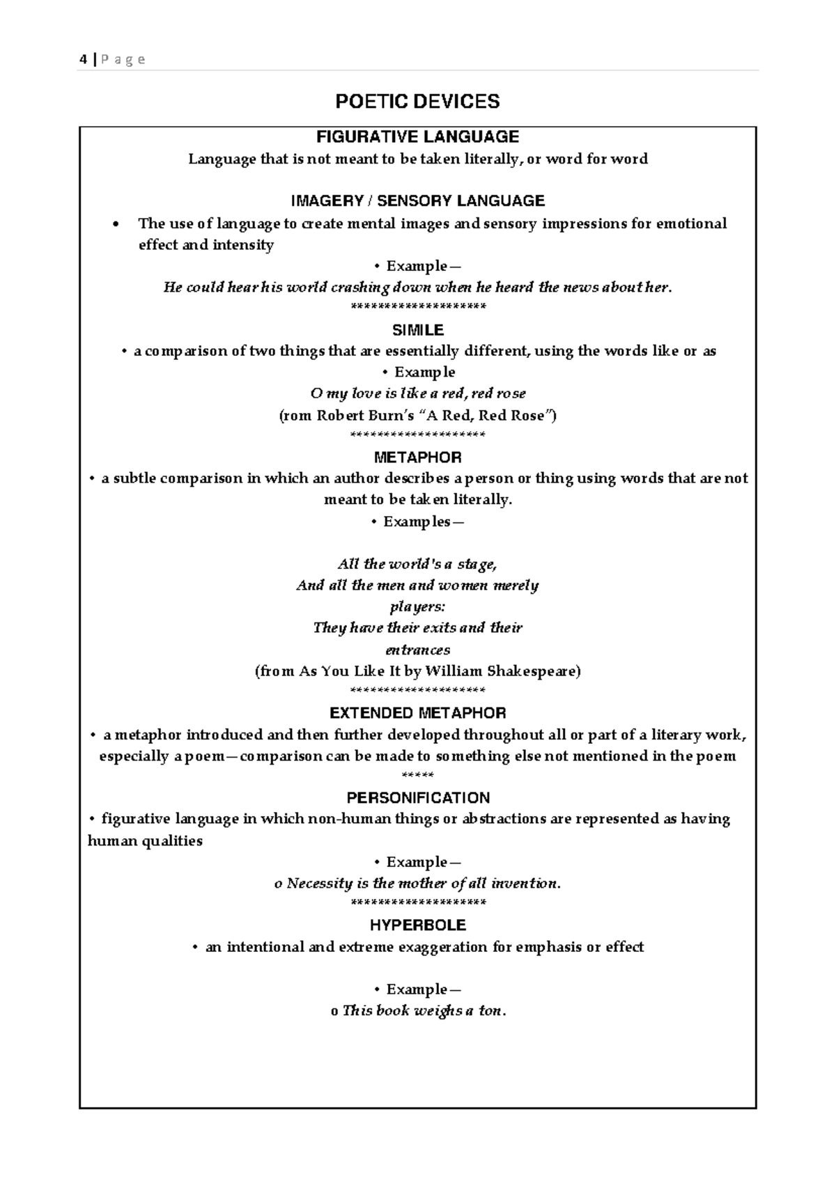 Updated ALL NEW Poetry Guide 2023 - POETIC DEVICES FIGURATIVE LANGUAGE ...