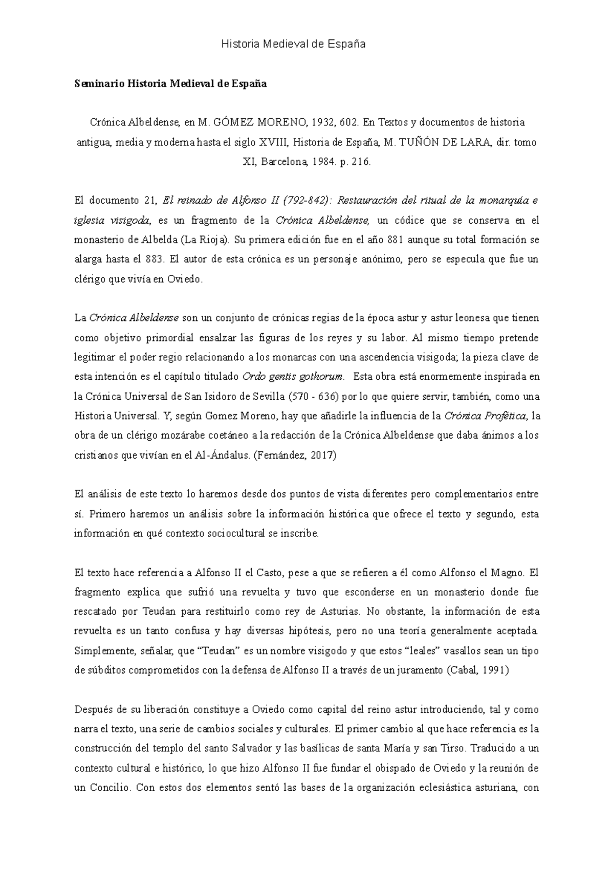 Documento 21 - Historia Medieval de España Seminario Historia Medieval ...