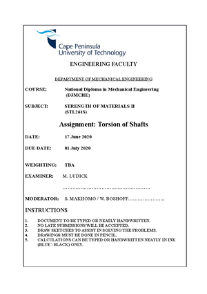 Theories-of-failure - Assignment - S302LTS - CPUT - Studocu